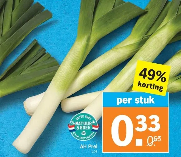AH Prei van € 0,65 voor € 0,33 - indebuurt Nijmegen