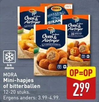 MORA Mini-hapjes of bitterballen € 2,99 - indebuurt Nijmegen