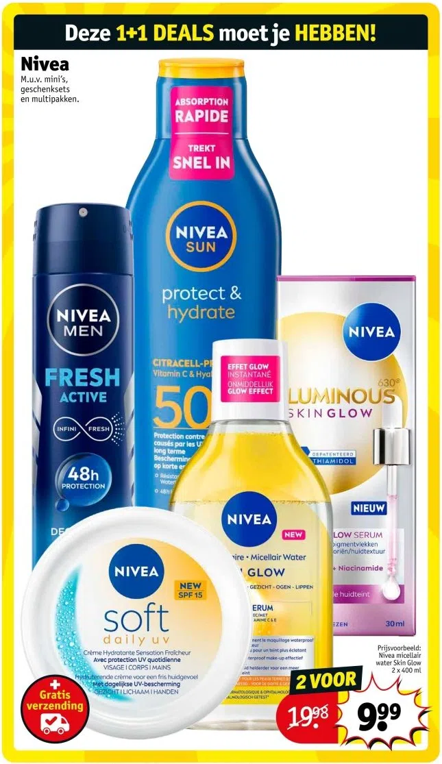 Nivea van € 19,98 voor € 9,99 - indebuurt Nijmegen