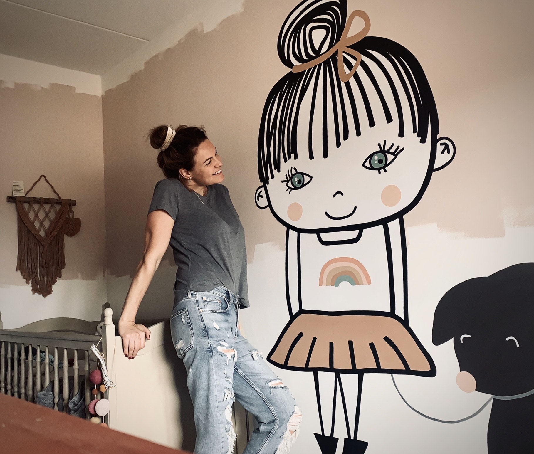 Harderwijkse Diane schittert met haar muurtekeningen: 'Ik wil nog ...