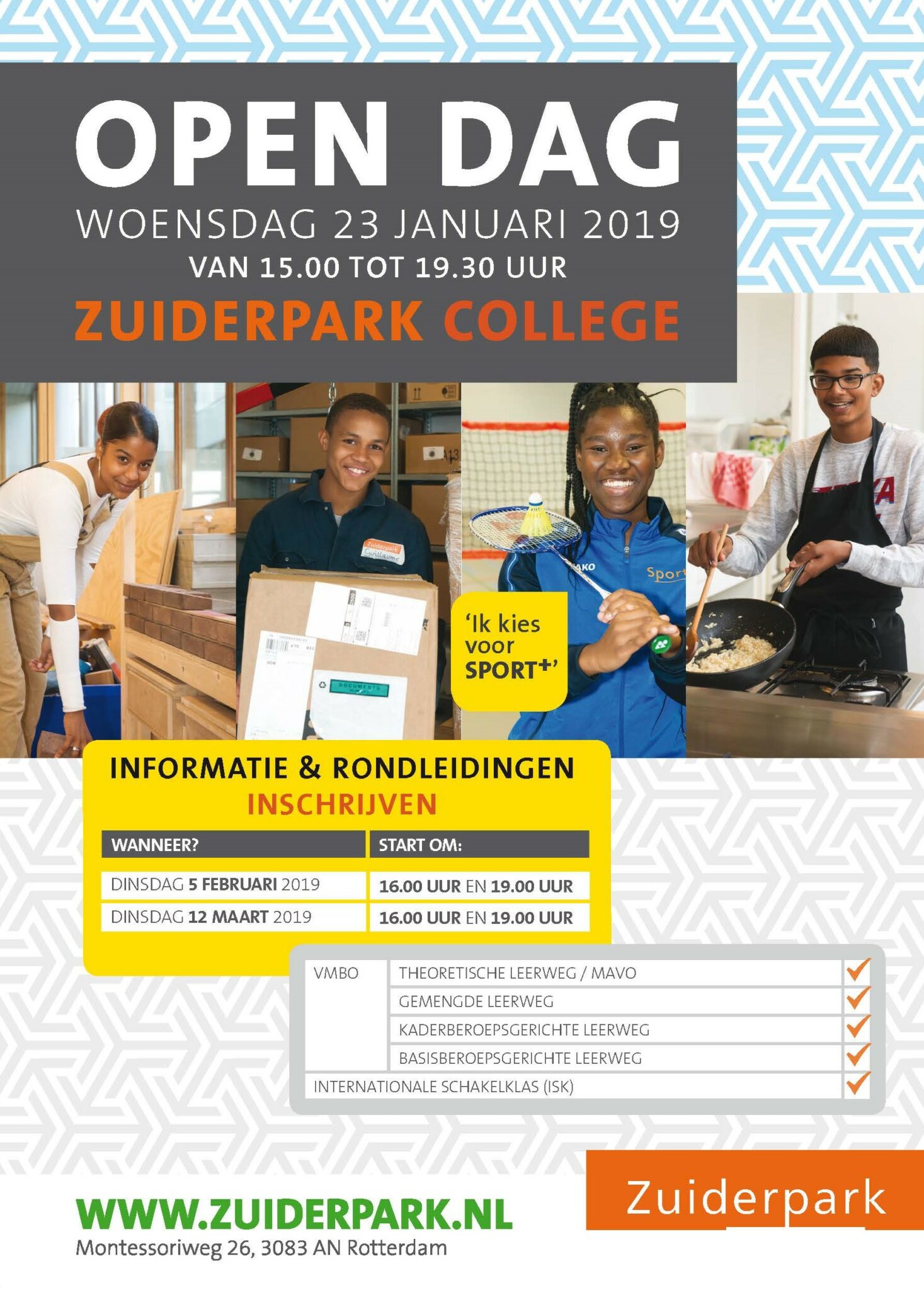 Zuiderpark College - indebuurt Rotterdam