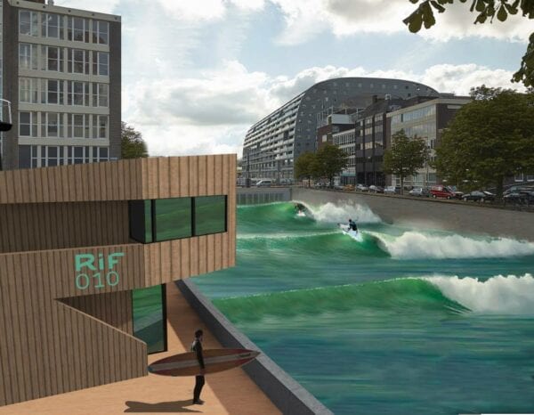 Ken je dit plan nog: surfen in het centrum van Rotterdam - indebuurt ...