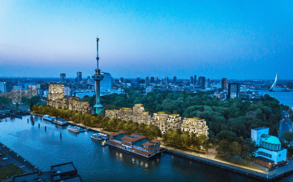 Ze komen er echt: 640 nieuwe woningen naast de Euromast - indebuurt ...