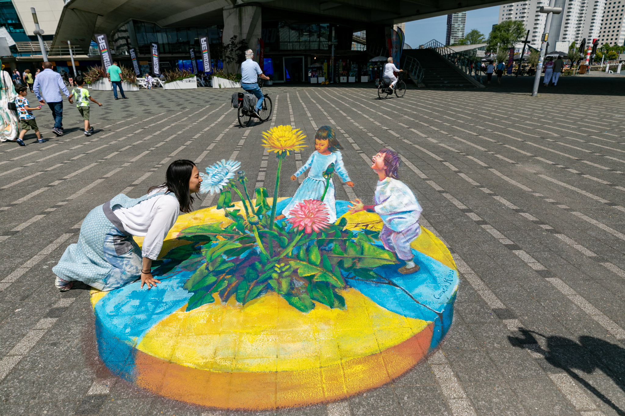 Cool! Deze 3D kunstwerken vind je nu in de straten van Rotterdam