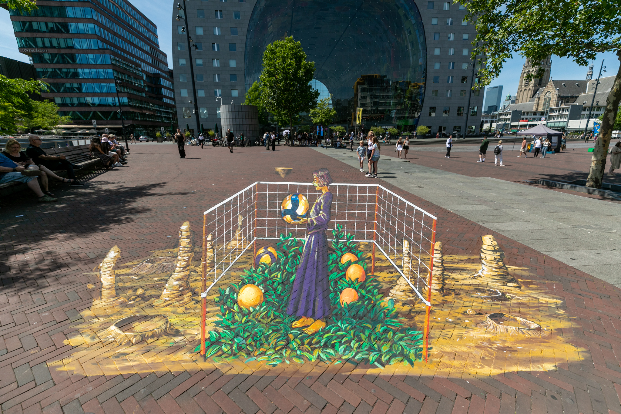 Cool! Deze 3D kunstwerken vind je nu in de straten van Rotterdam