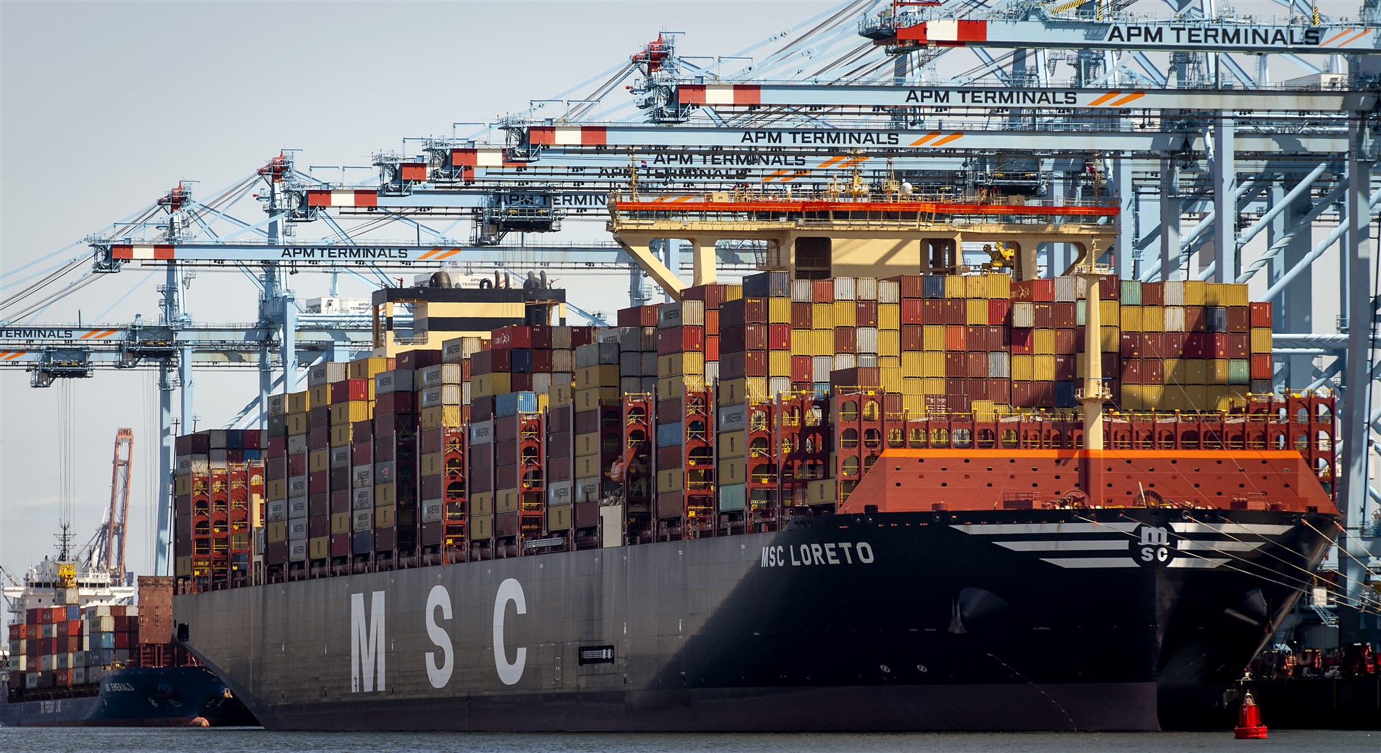 Wow! Het grootste containerschip ter wereld lag in Rotterdam