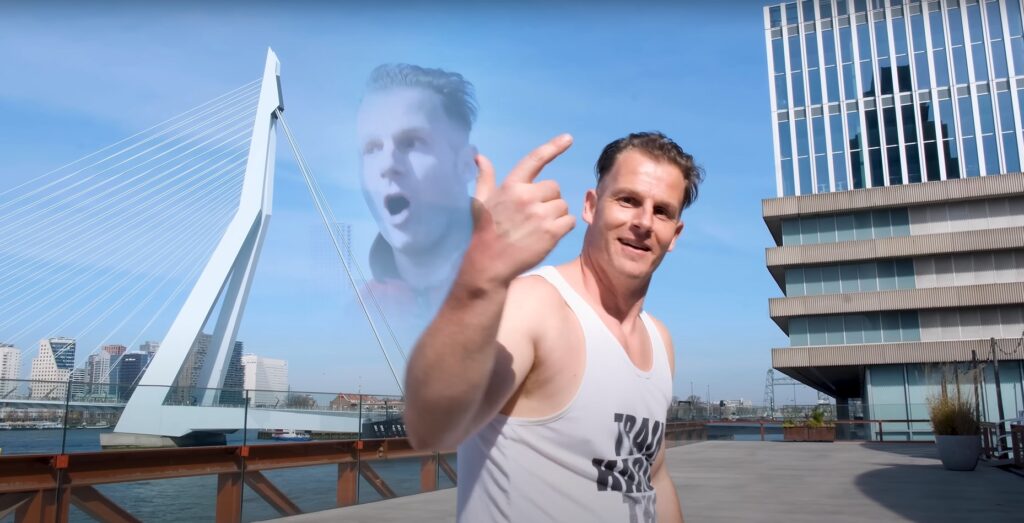 Wild gaan! Rapper Sjors nam zijn nieuwe zomerhit op in Rotterdam