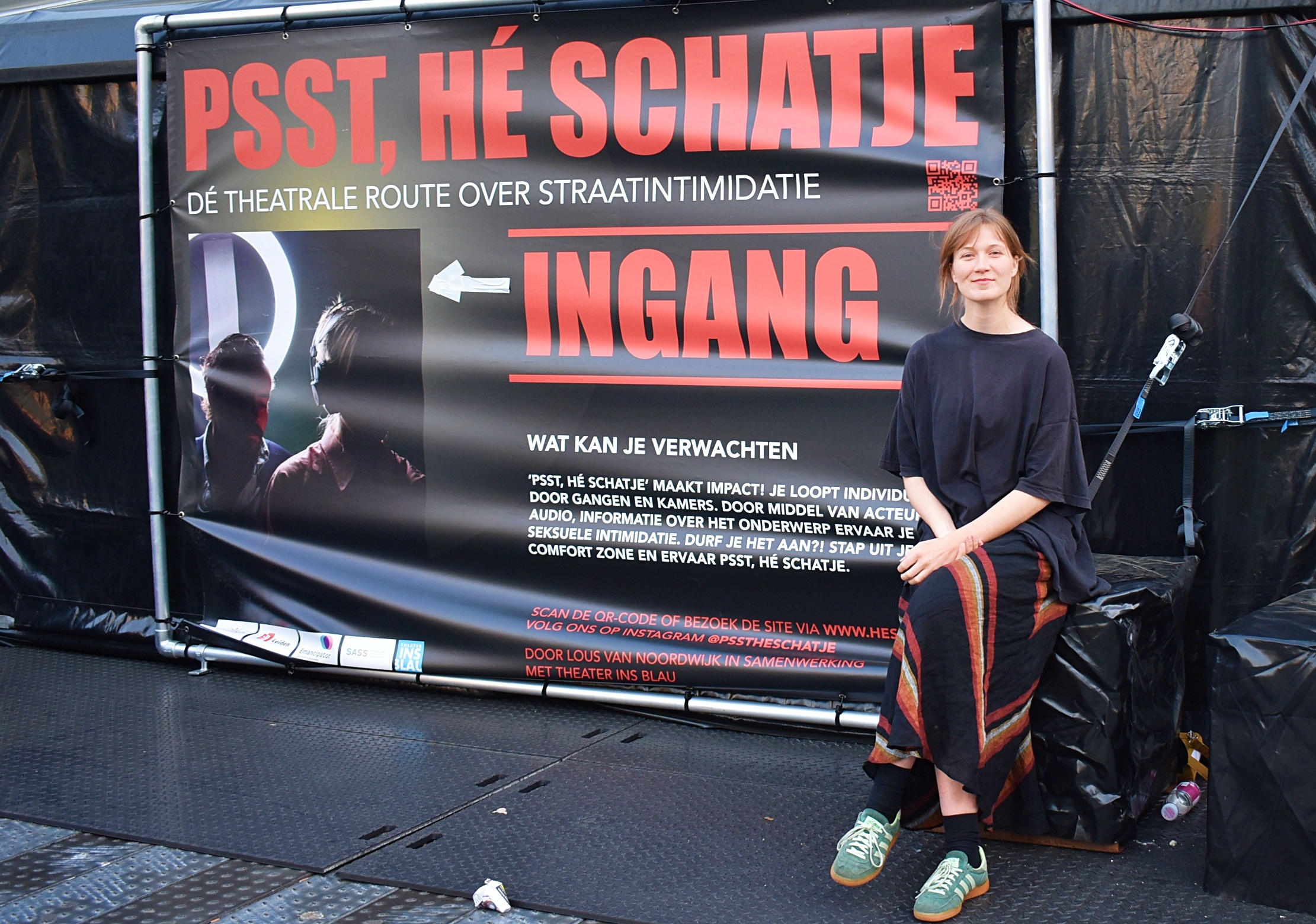 Psst, hé schatje: in deze tent op het Schouwburgplein 'ervaar' je seksuele straatintimidatie