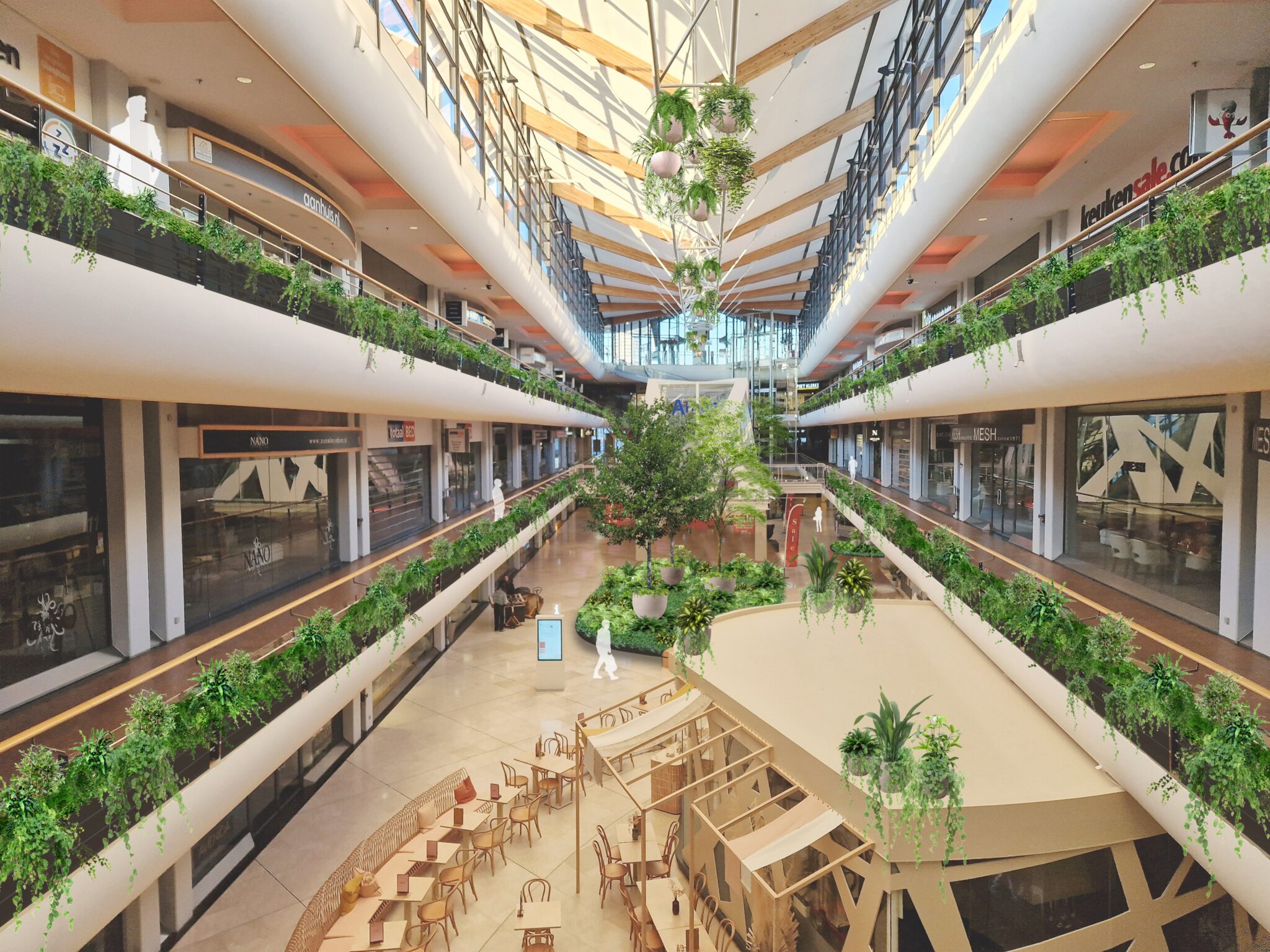 Woonmall Alexandrium kreeg een groene make-over en heropent met een ...