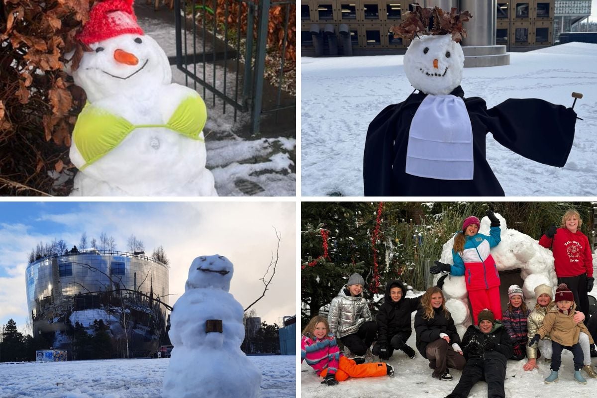 Genieten! 8 x sneeuwpoppen en coole kunstwerken in Rotterdam