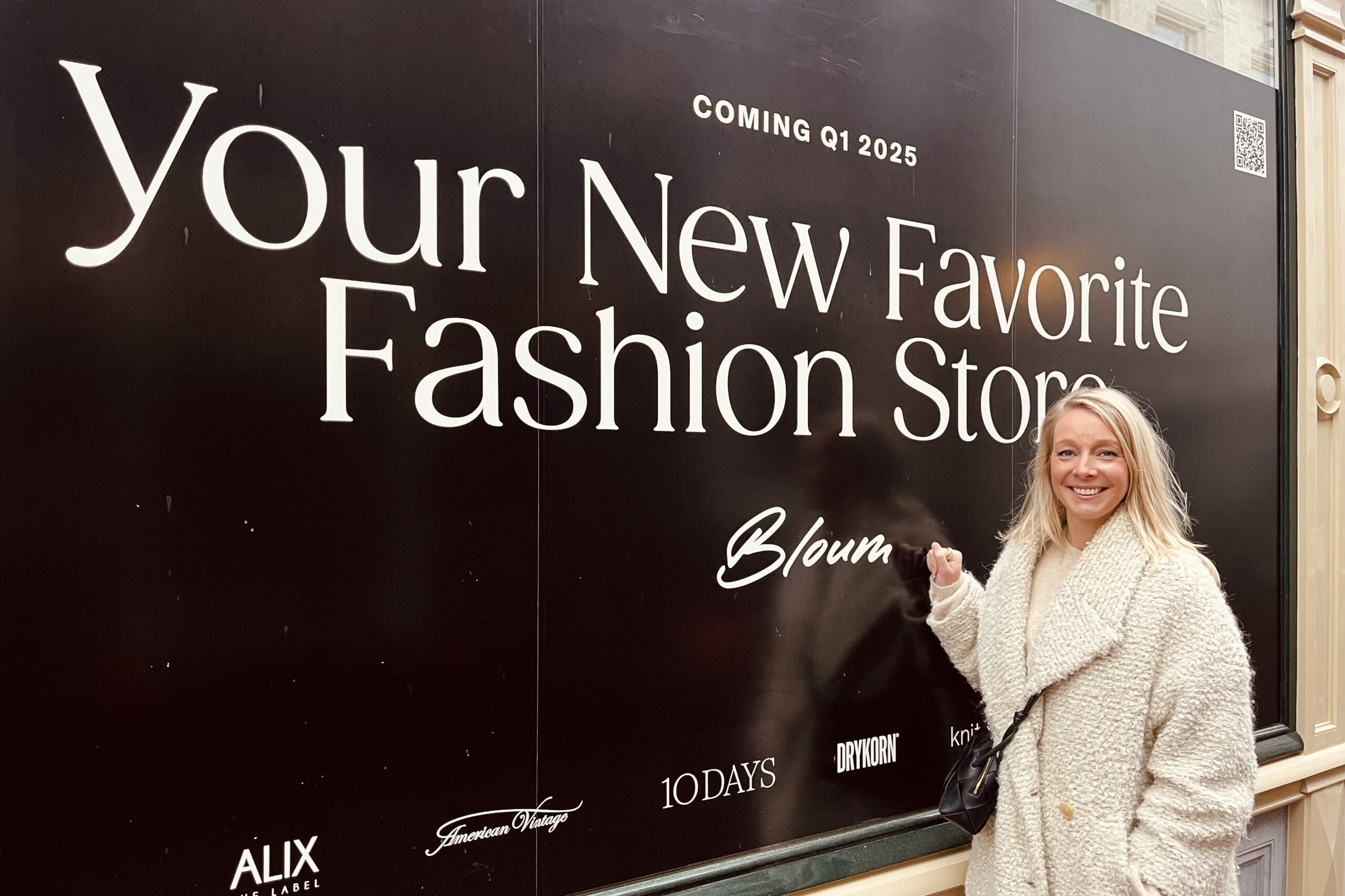 Nieuw! Na lang dromen opent Laura een kledingwinkel op de Hoogstraat