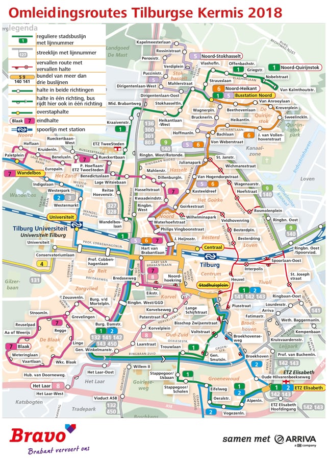 Goed om te weten: tijdens de Tilburgse Kermis is er een aangepaste ...