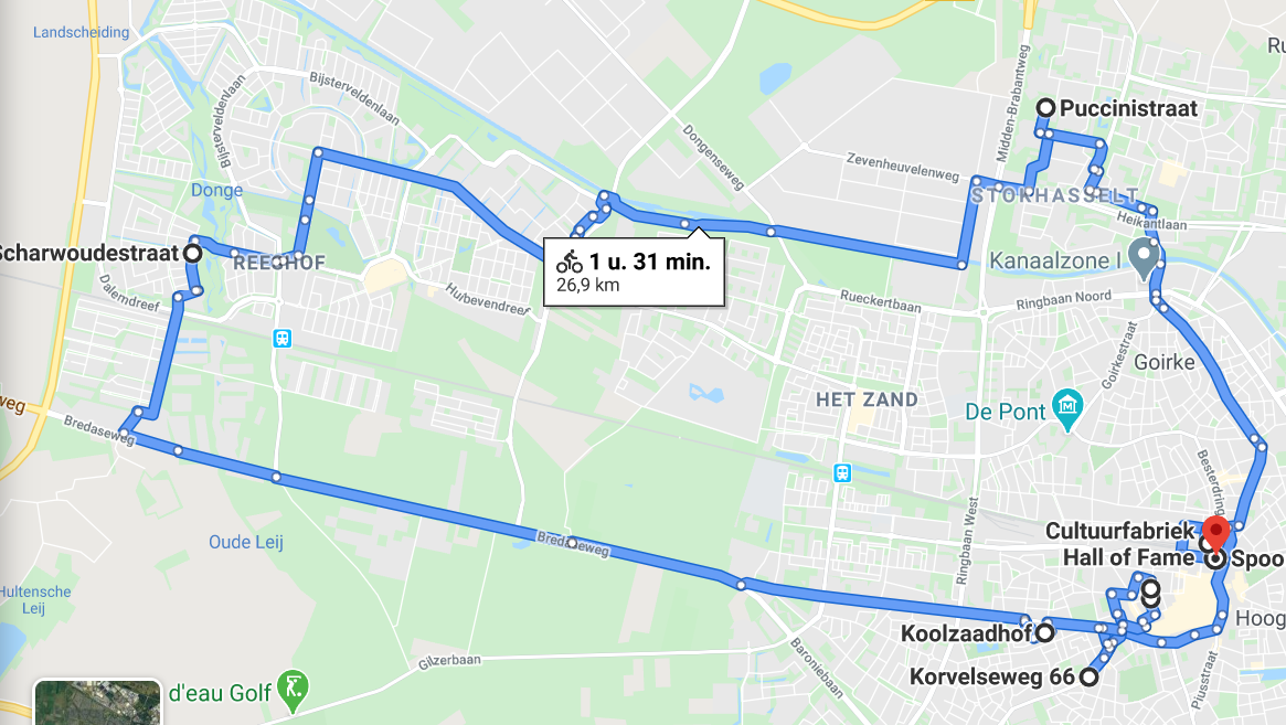 7 x fietsroutes in en rond Tilburg - indebuurt Tilburg