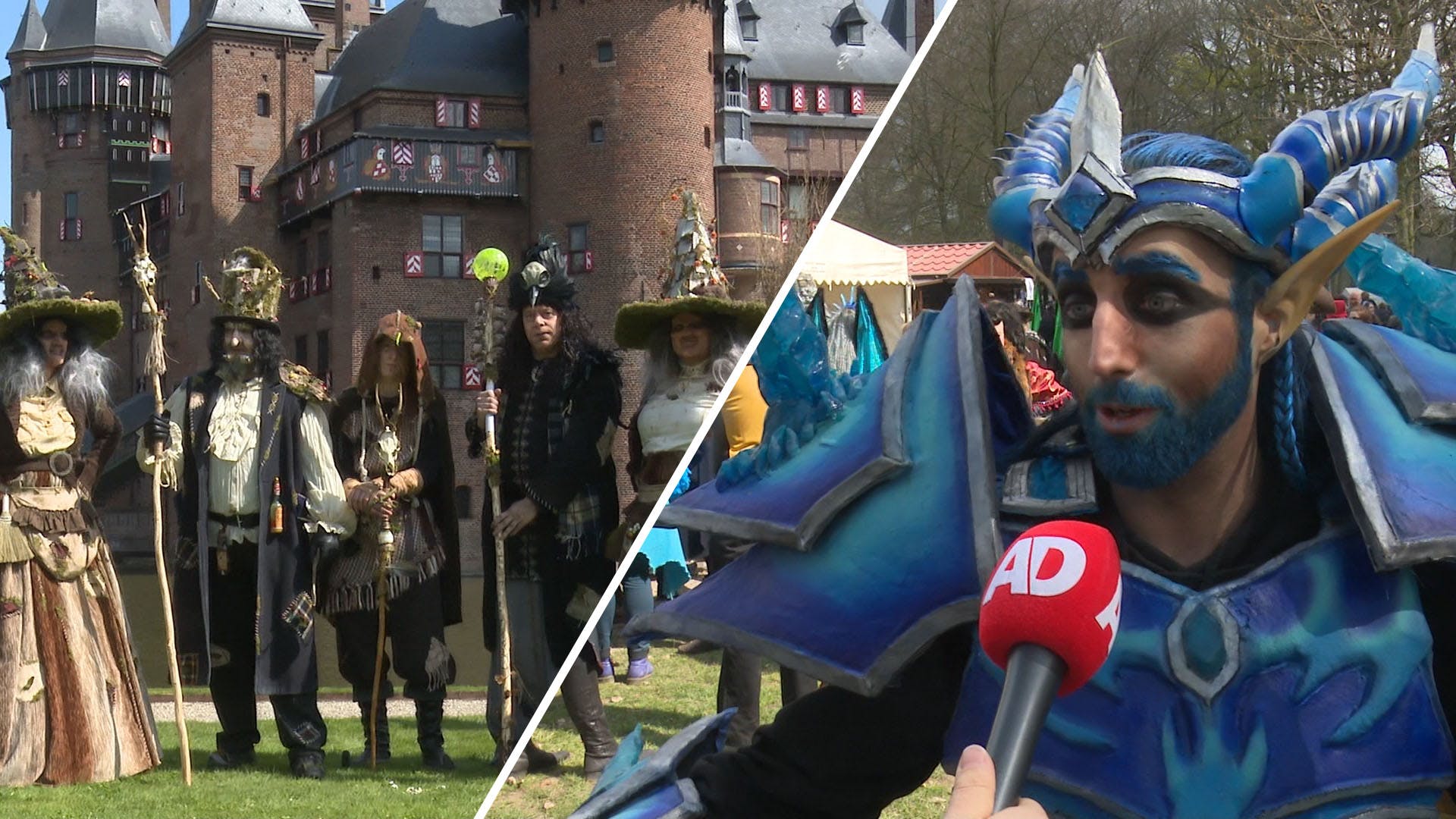 Er was een enorme fantasy fair in Utrecht en zo ging dat eraan toe ...