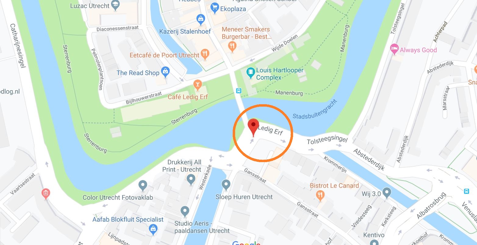Utrechtse mysteries: het Ledig Erf ligt op een andere plek dan je denkt ...