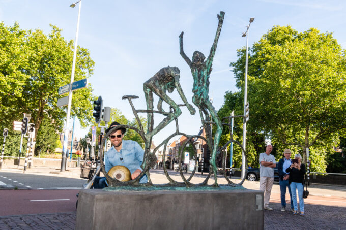 Utrecht heeft er een iconisch kunstwerk bij en Jits ziet boven dat het ...