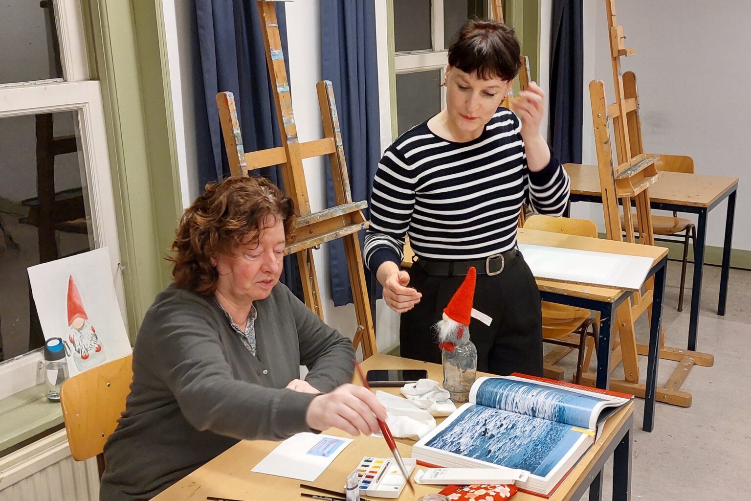 Schilderen geeft rust, weet Brigitte na haar burn-out: 'Dat plezier ...