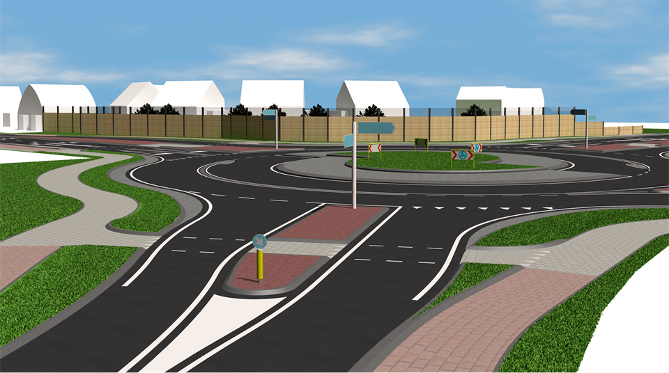 Omrijden! In Monster wordt een turborotonde aangelegd en dit zijn de ...