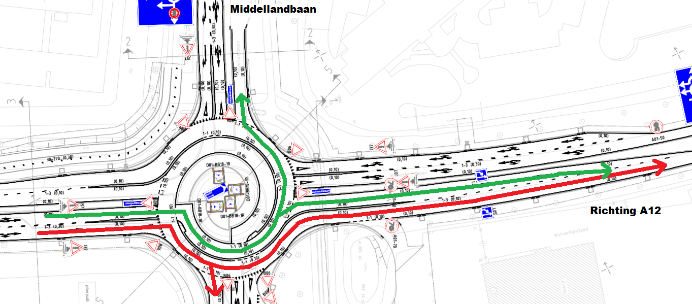 Zo gebruik je de nieuwe turborotonde op de Wulverhorstbaan als een ...