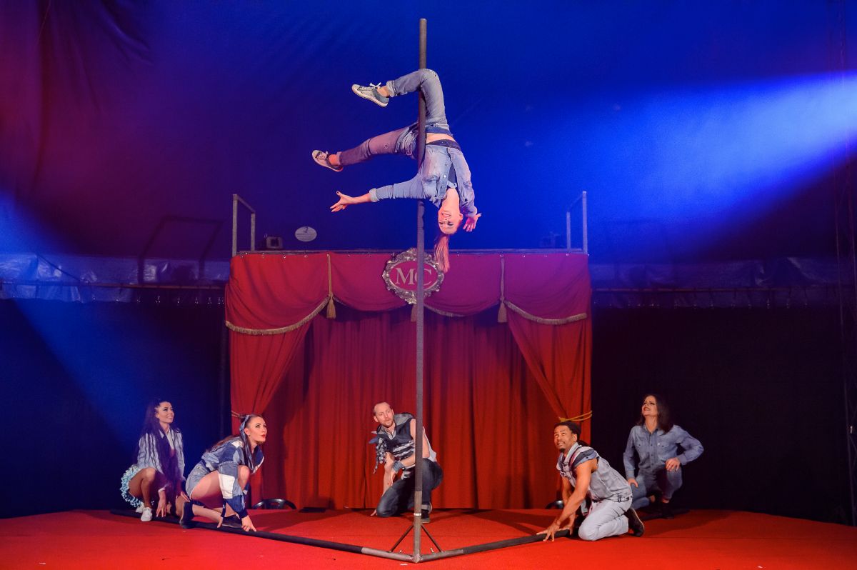 Circus in Woerden: waanzinnige acts van acrobaten, clowns en dansers op het Exercitieveld ...