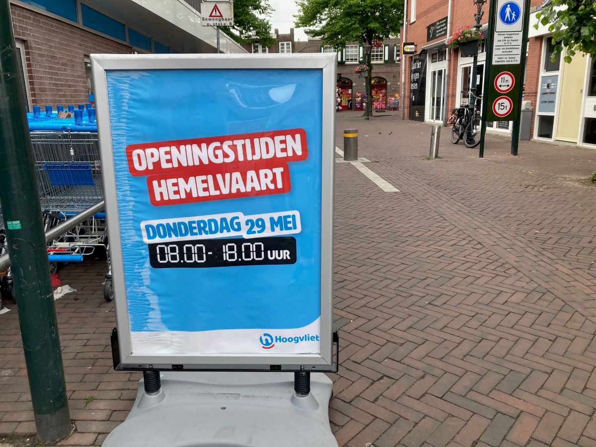 Hemelvaartsdag 2025: Dit zijn de openingstijden van Zoetermeerse supermarkten - indebuurt Zoetermeer