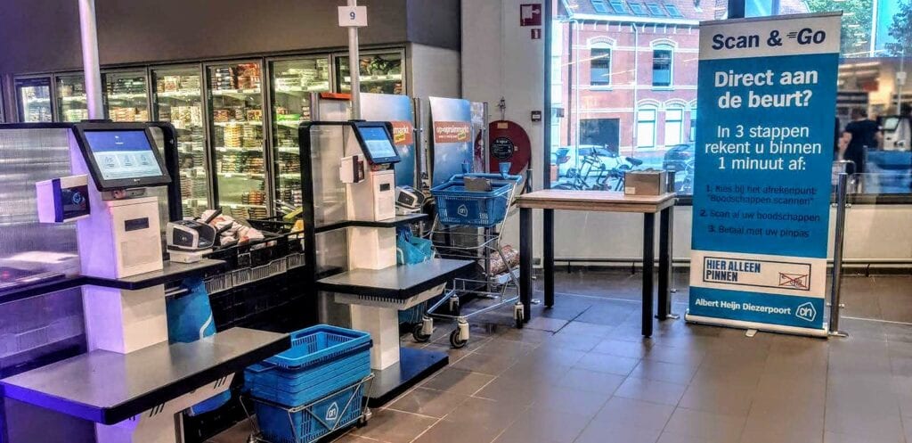 Ook bij deze AH in Zwolle kun je nu boodschappen doen met de zelfscanner - indebuurt Zwolle