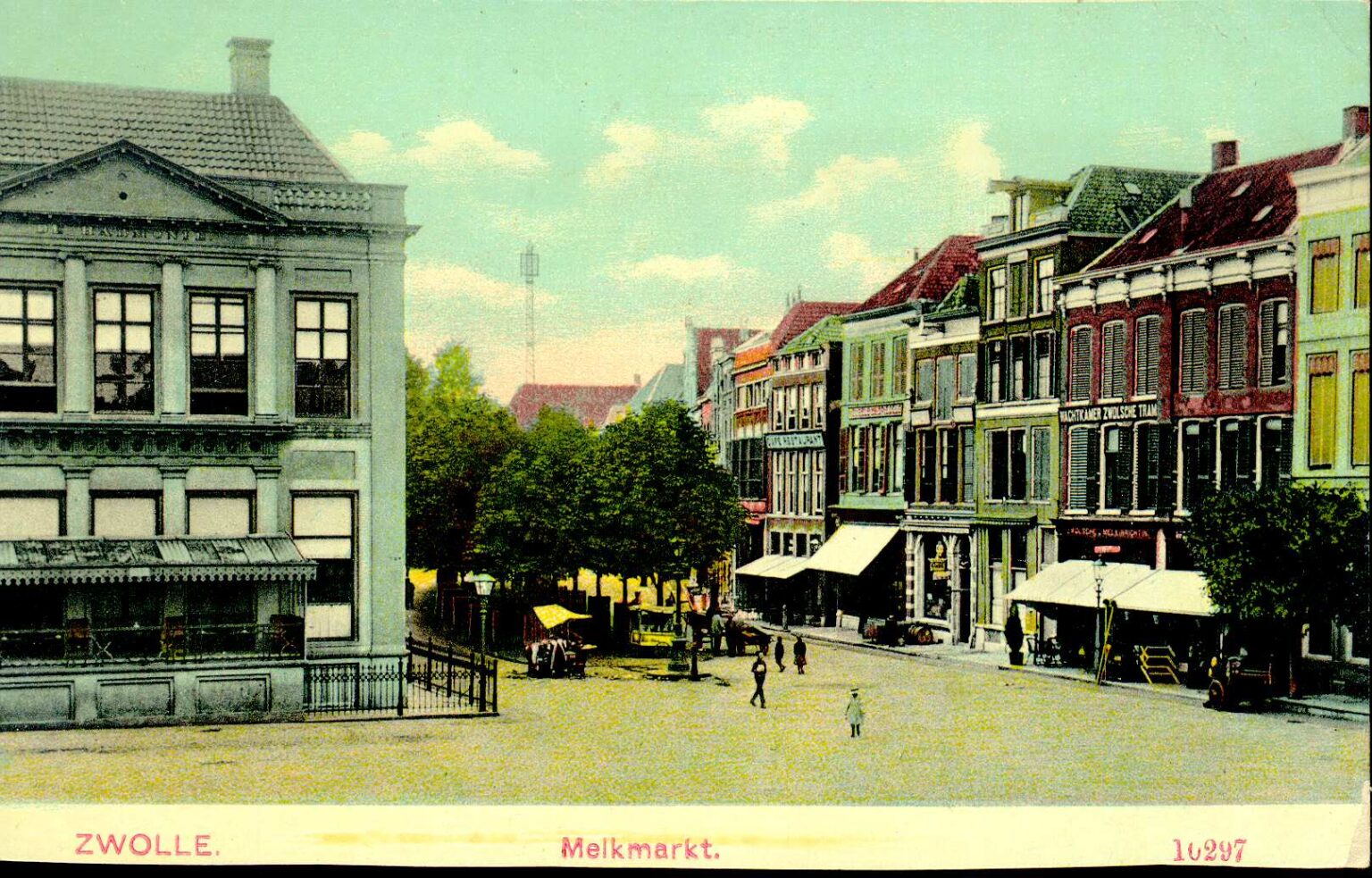 Toen in Zwolle: deze melkboeren stonden vroeger op de Grote Markt - indebuurt Zwolle