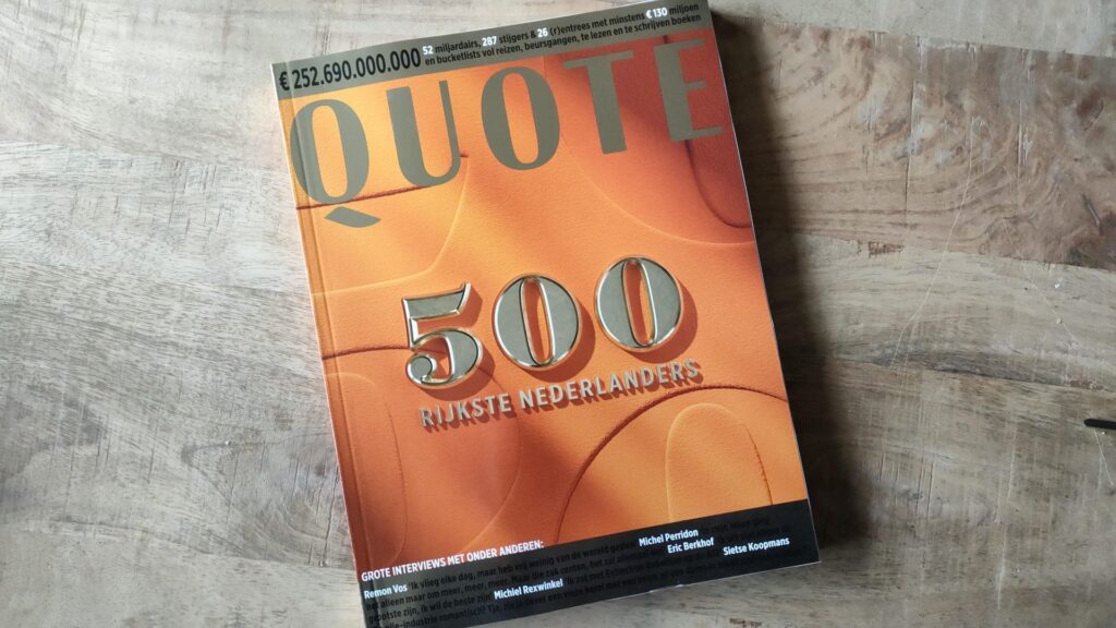 Bijna een half miljard euro: dit is volgens de Quote 500 de rijkste Zwollenaar - indebuurt Zwolle